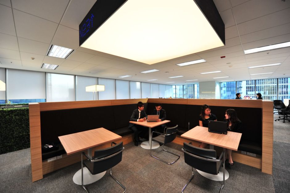 Collaborative Working informal meeting tables office - Dr. Caroline M ...